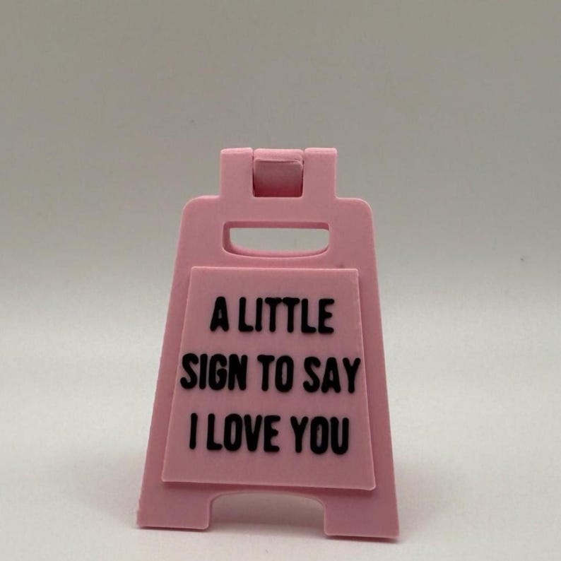A Little Sign to Say I Love You (multiple Colors Available) - Etsy