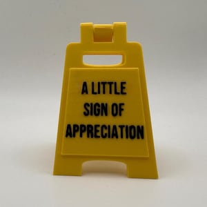 A Little Sign of Appreciation - Etsy