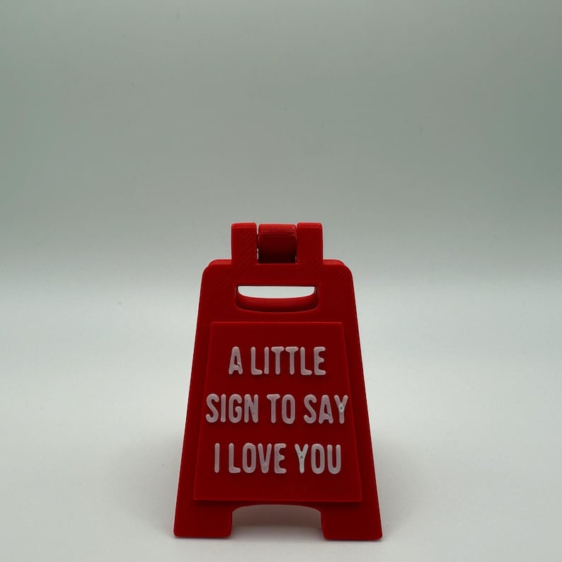 A Little Sign to Say I Love You (multiple Colors Available) - Etsy