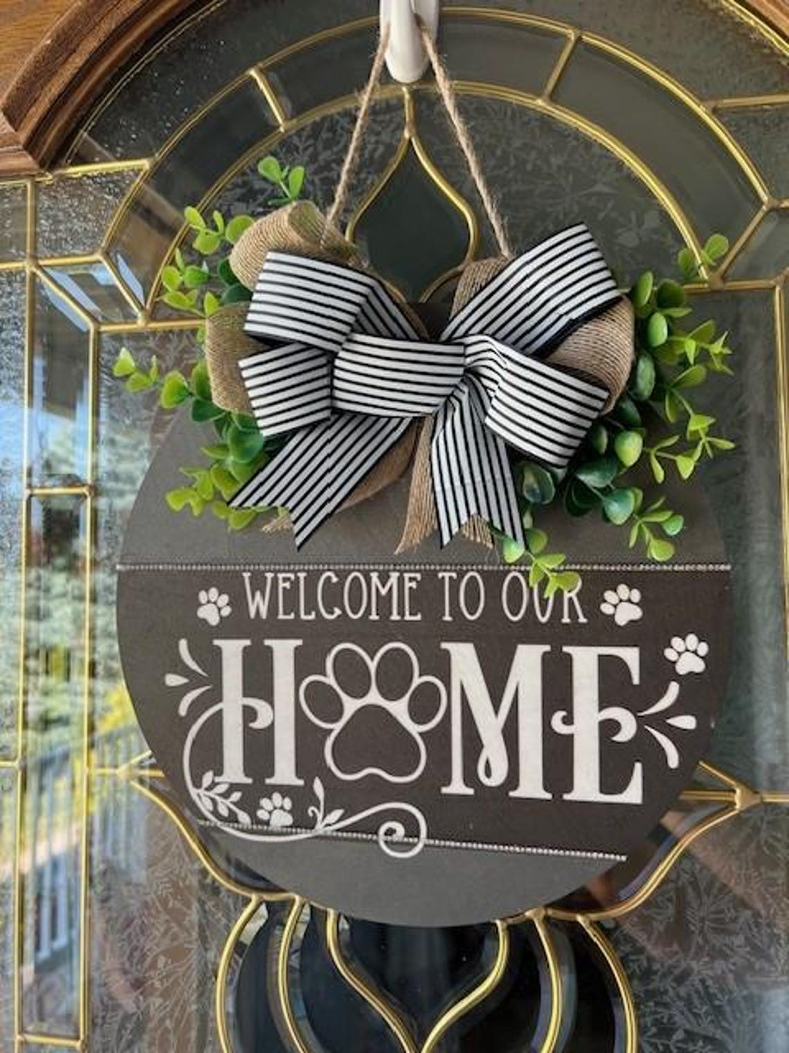 Dog Door Sign, Pet Welcome Door Sign, Cat Door Sign, Cat Lover Sign ...