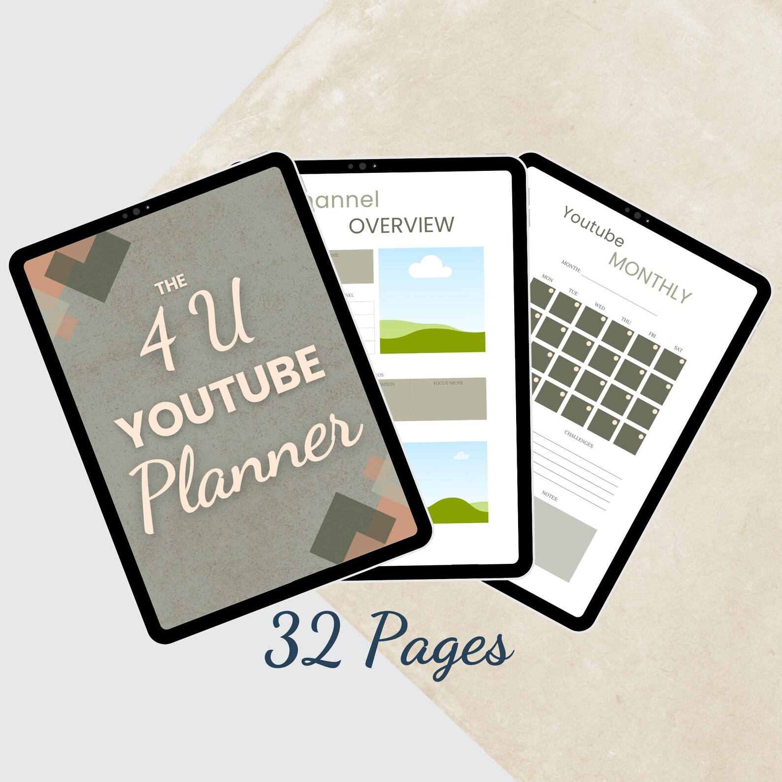 Printable Youtube Content Planner | Social Media Strategy Tracker ...