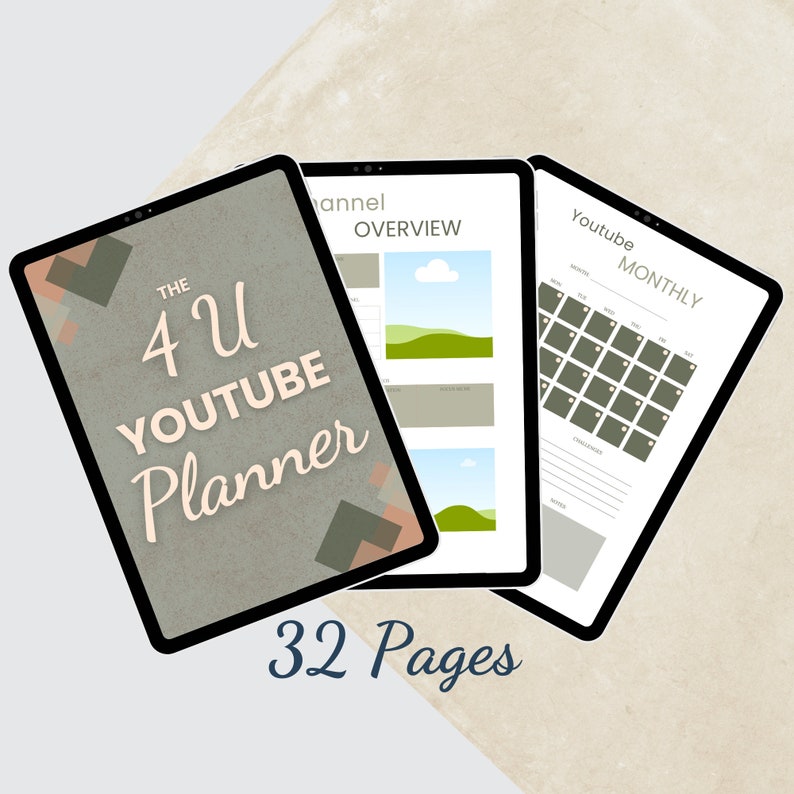 Printable Youtube Content Planner | Social Media Strategy Tracker ...