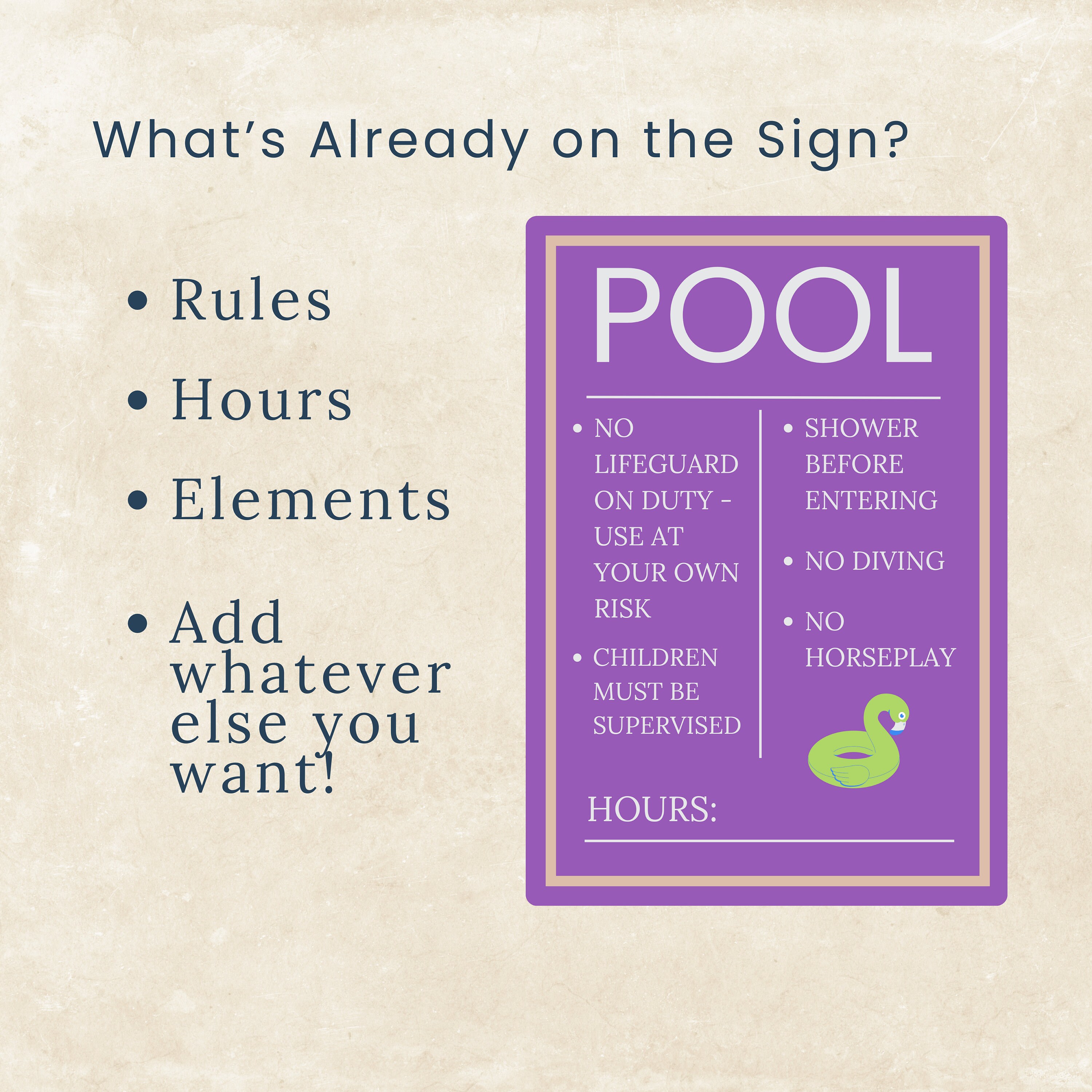Super Host Pool Rules Sign, Printable Airbnb Signage, Custom VRBO ...