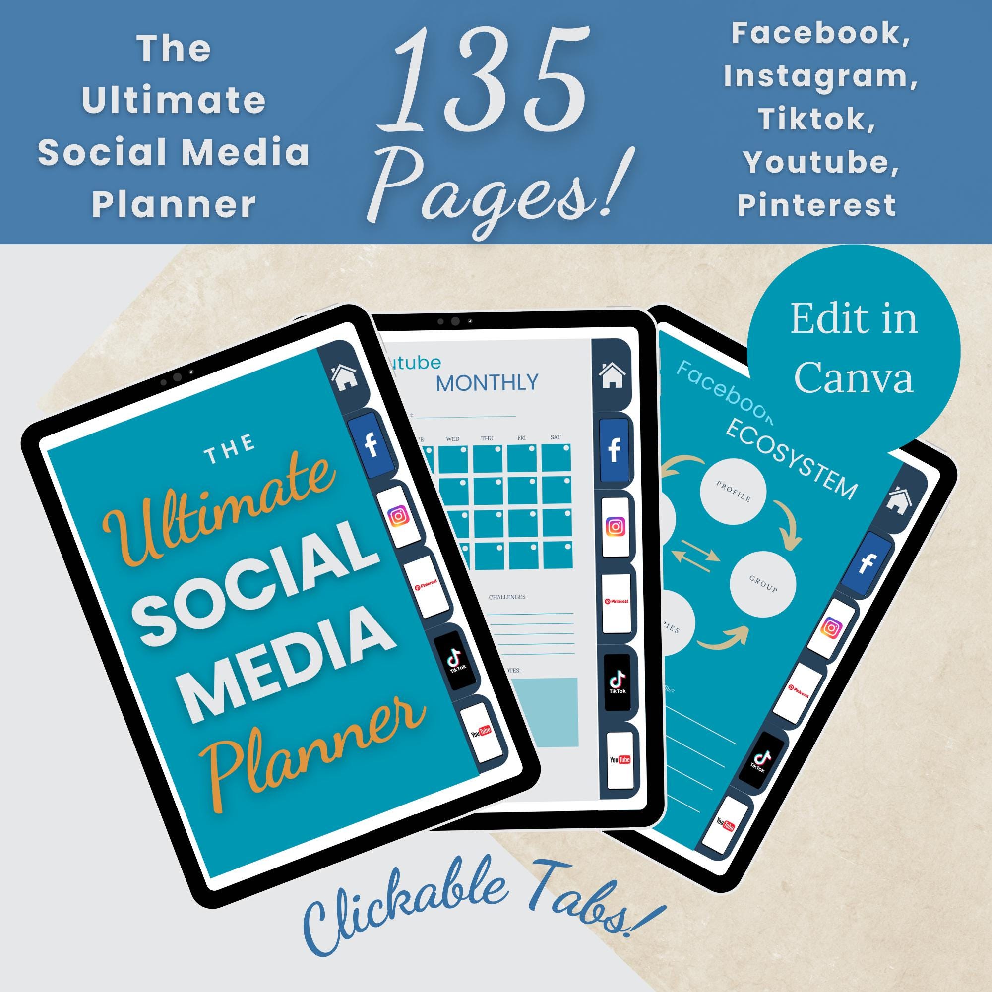 Social Media Content Planner, Online Marketing Manager, Instagram ...