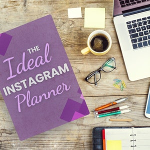 Printable Instagram Planner, Digital Social Media Organizer, Marketing ...