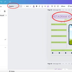 Printable Instagram Planner, Digital Social Media Organizer, Marketing ...