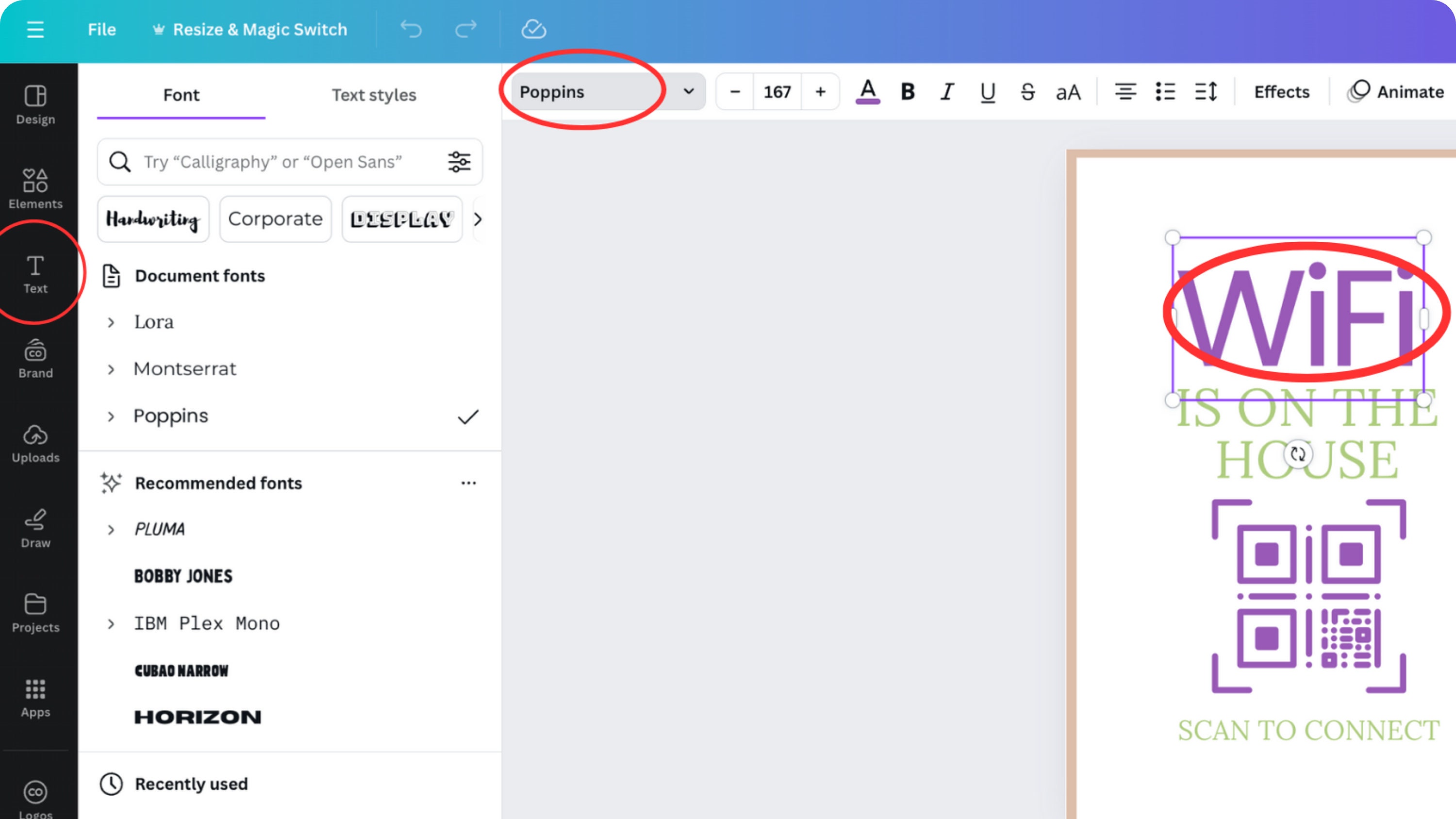 Airbnb Wifi QR Code Sign, Editable Wifi Sign Template, Canva Wifi ...