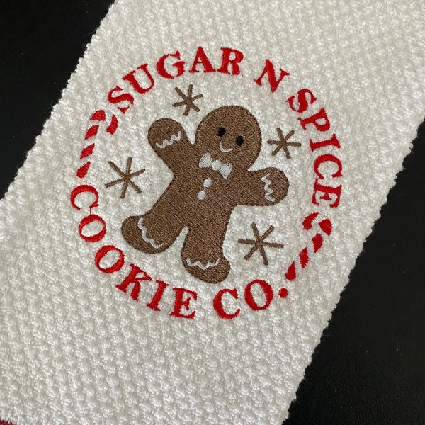 Gingerbread Kitchen Towel - Etsy