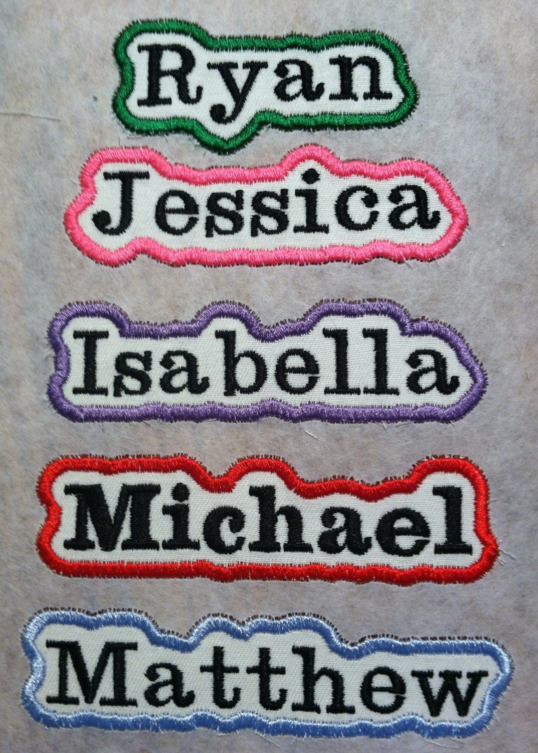 Personalized Embroidered Iron on Name Patch - Etsy
