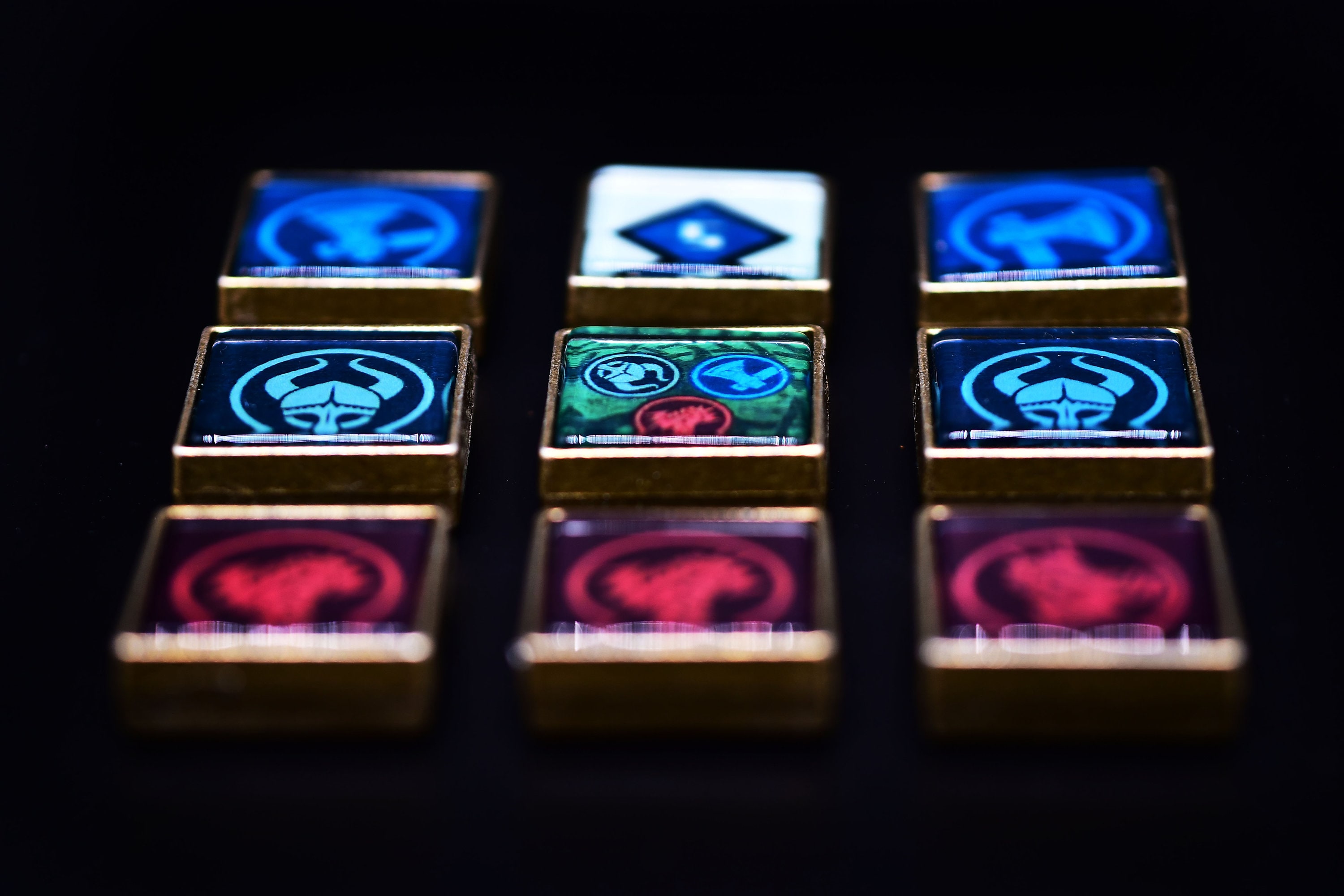 Blood Rage Clan Tokens | Bear | Serpent | Wolf | Raven | Stag | Ram ...