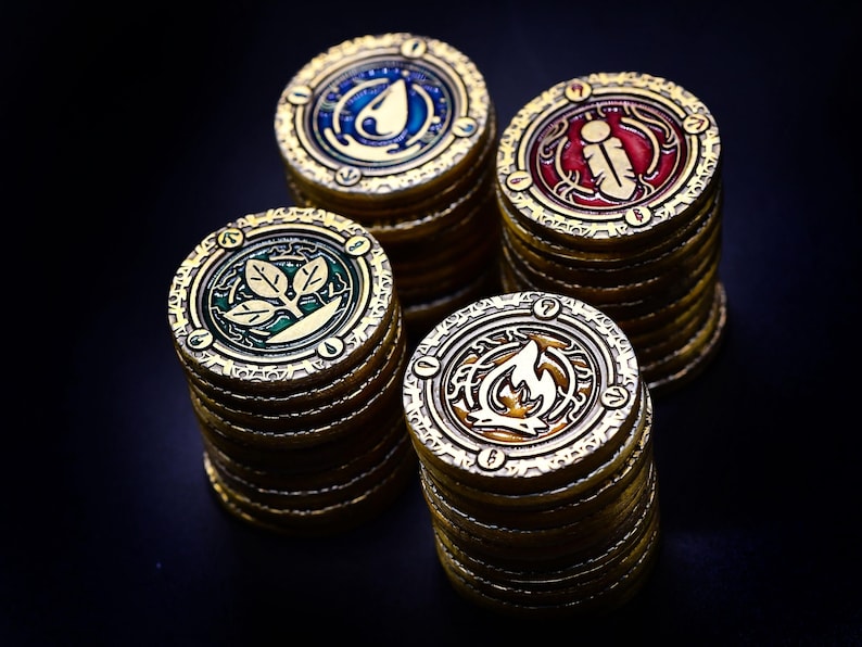 Seasons Game Pieces Upgrade | Fire | Air | Earth | Water | Premium ...