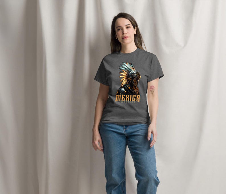 Mexica Warrior T-shirt, Aztec Eagle Design - Etsy