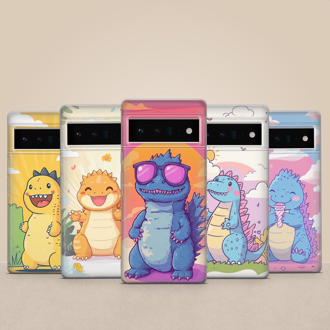 Cute Godzilla Phone Case Big Destroyer Cover for Pixel 9, 9 XL, 8pro ...