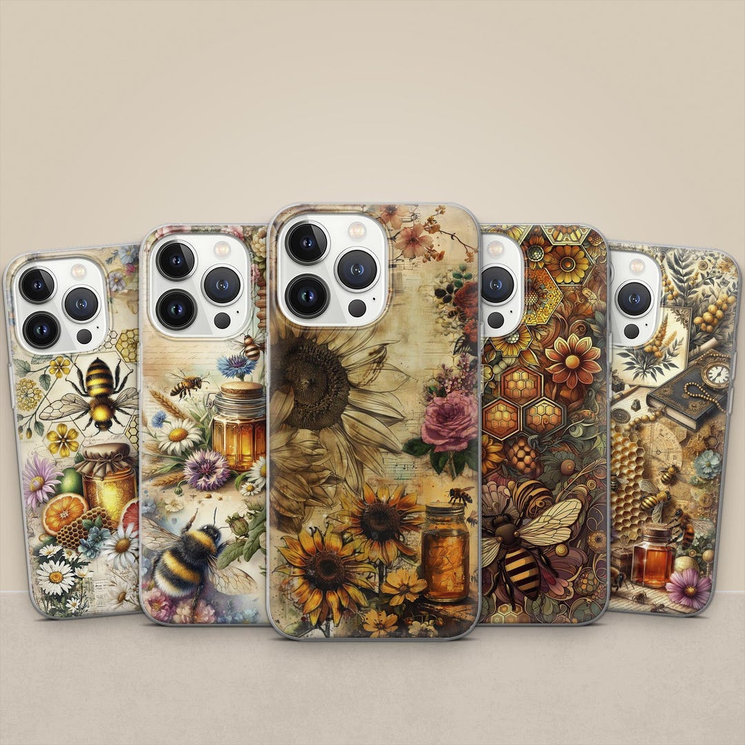 Bee Honeycomb Phone Case Nectar Pollen Cover for Samsung Galaxy S25 ...