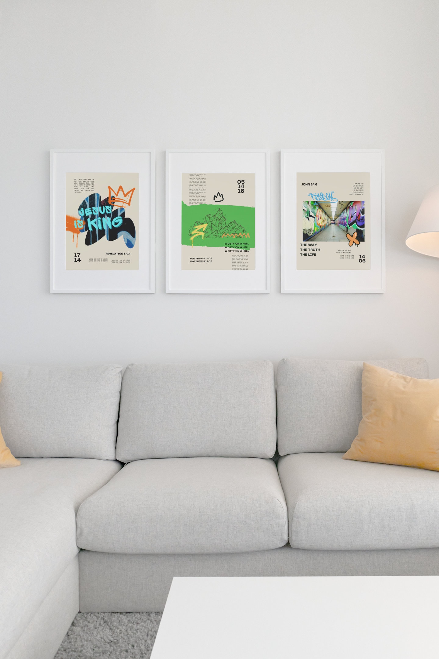 BUNDLE Trendy Aesthetic Christian Urban Wall Art Graffiti Street Art ...