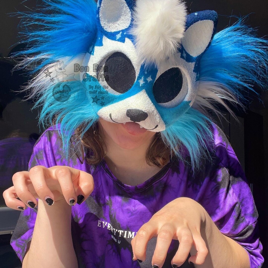 Red Panda Mask Premade Design - Read Description Before Buying! - Etsy