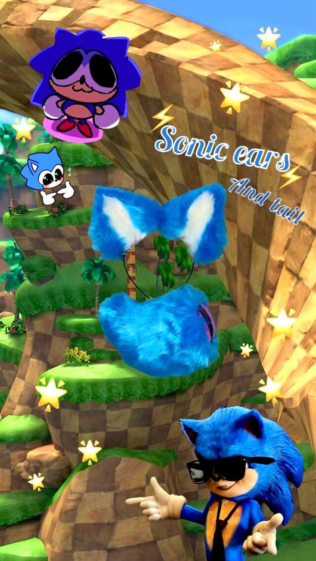 Sonic Theme - Ears and Tail - Etsy