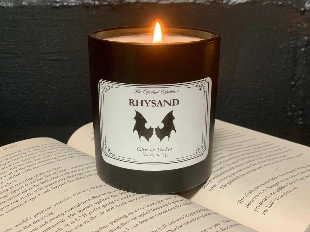 Rhysand Candle, ACOTAR, ACOMAF, Book Lover Candle, citrus & the Sea - Etsy