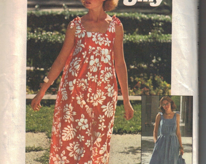 Retro1976 Long or Short Mumu Dress Pattern - Etsy