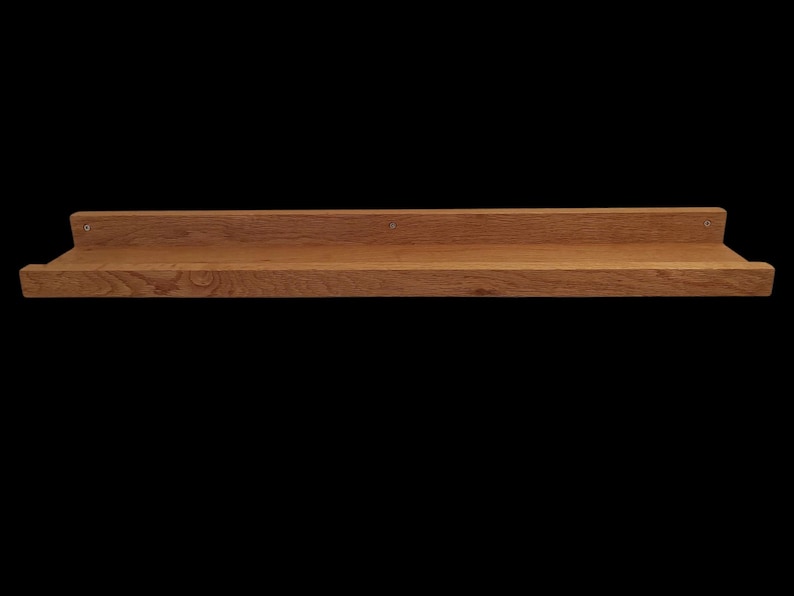 Solid Oak Picture Ledge | Picture Shelf | Made to Measure - Etsy UK