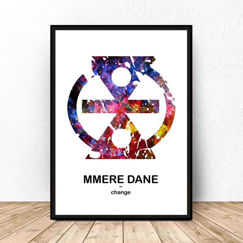 Adinkra Symbol Prints: Modern African Decor, Set of 3 - Etsy