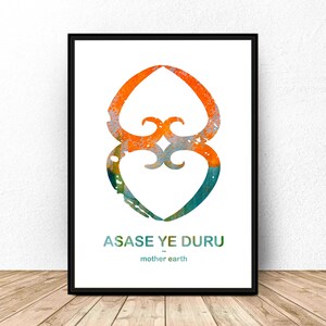 Adinkra Symbol Prints Set: West African Art, Ghana Decor - Etsy