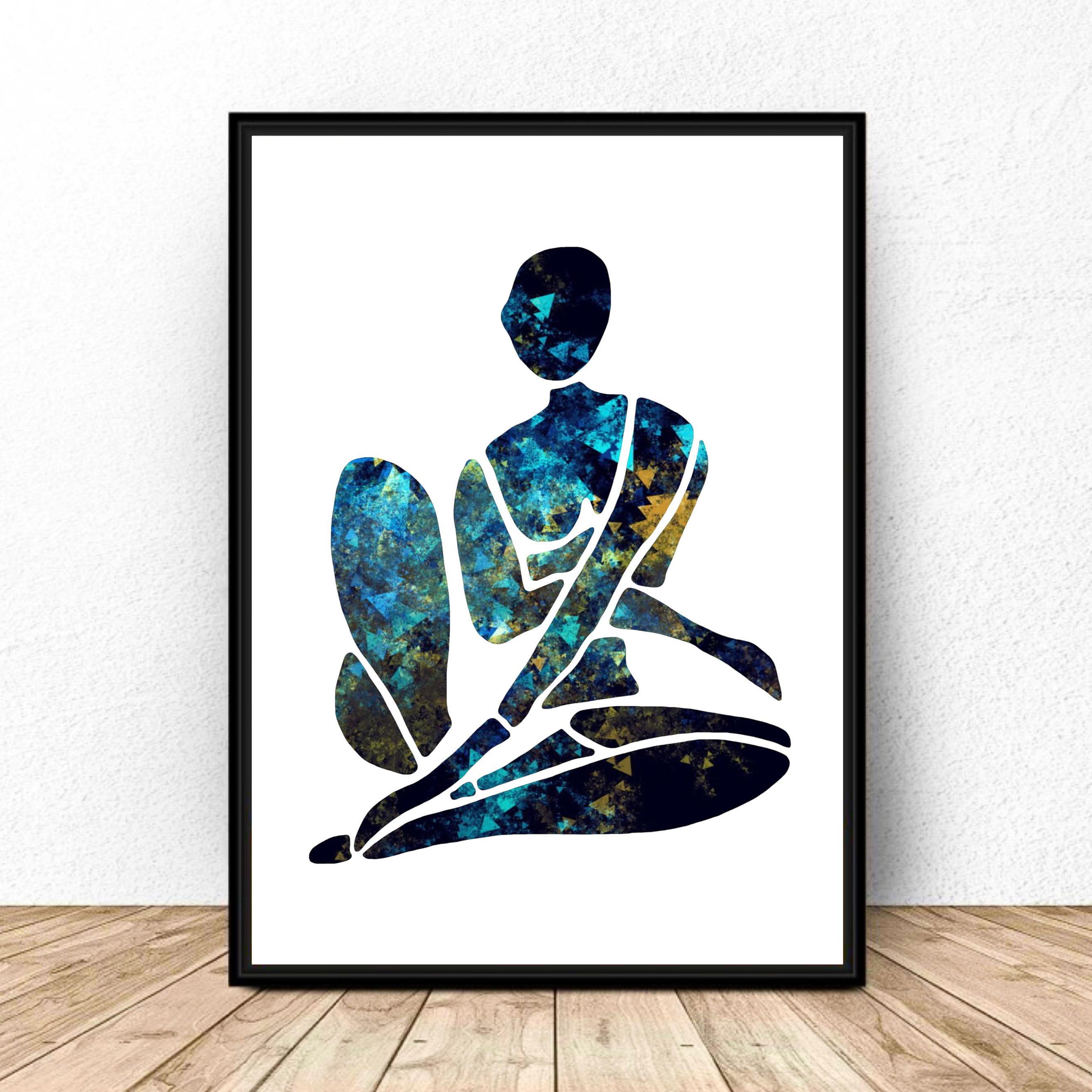 Modern African Art, Set of 3 African Wall Prints, Black Woman Prints ...