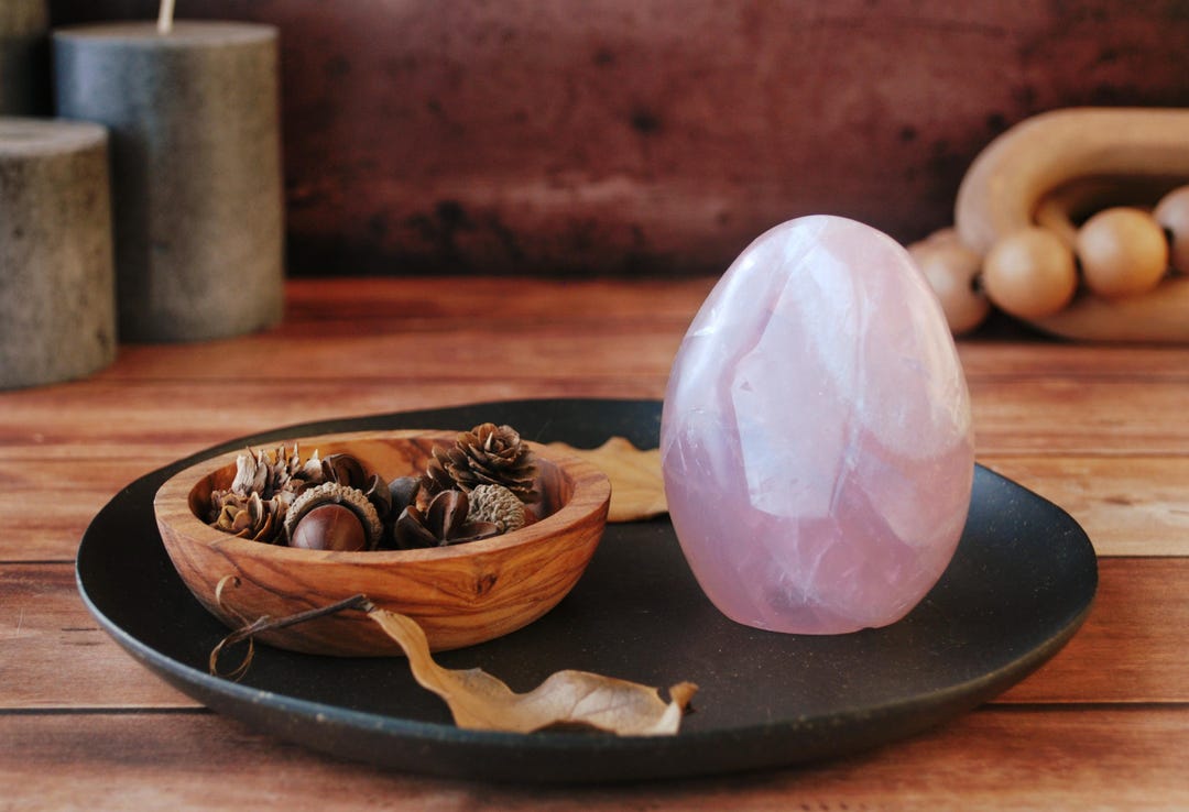 Rose Quartz Crystal Freeform – Deep Pink Healing Stone for Love and ...