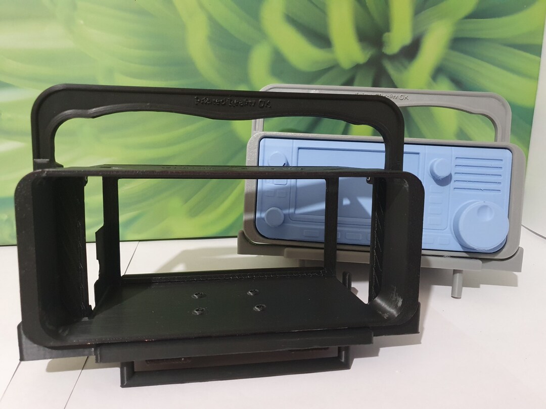 Icom 705 Shortwave Ham Radio Cage With Desk Stand Base All Black - Etsy