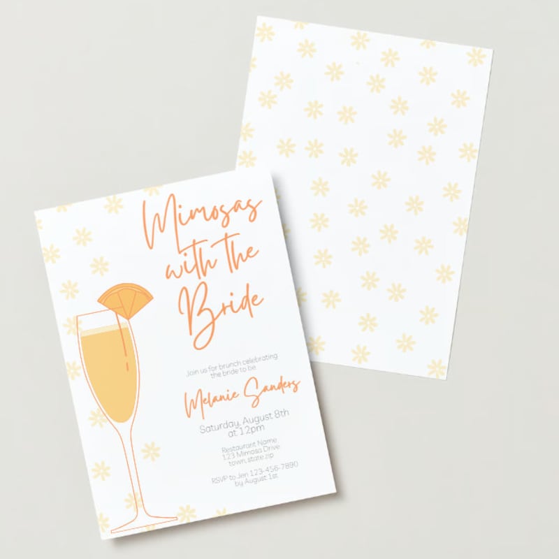 Mimosa Brunch Invite - Etsy