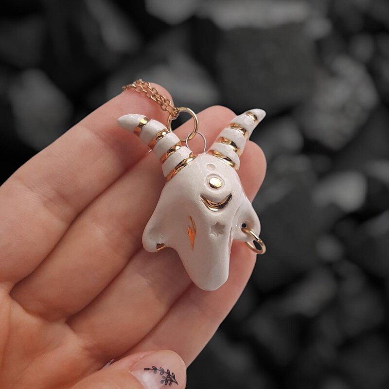 Porcelain Goat - Etsy