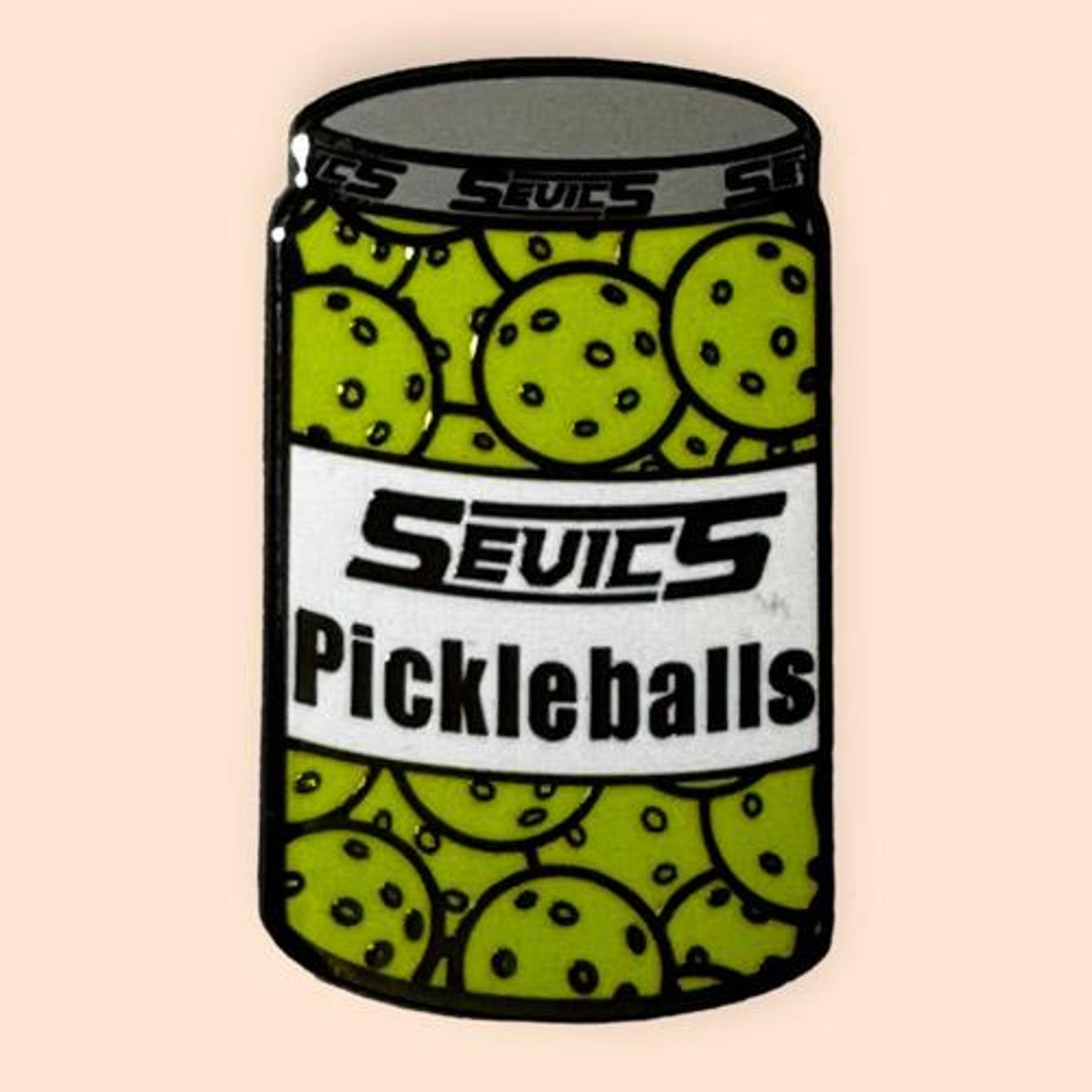 Pickle Jar Pickleball Lapel Pin - Etsy