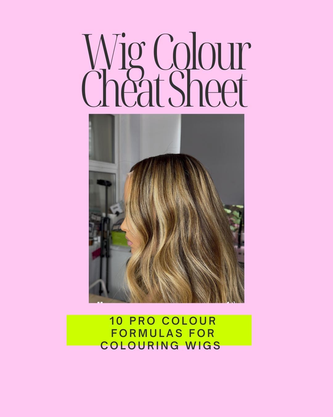 Wig Colour Cheat Sheet: 10 Formulas You Can Copy & Create - Etsy