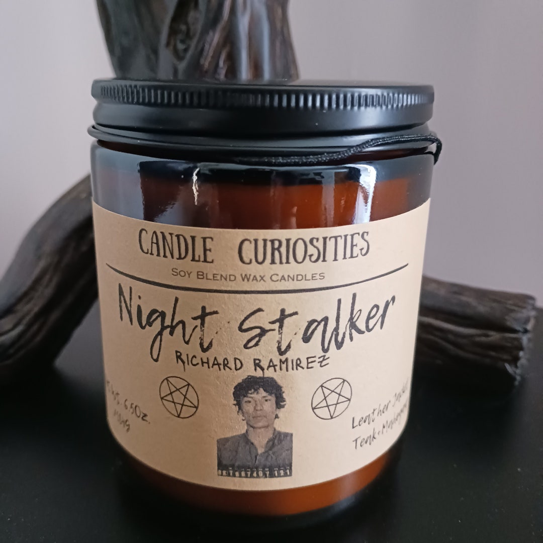 Night Stalker Richard Ramirez Serial Killer Soy Wax Candle With Charm ...