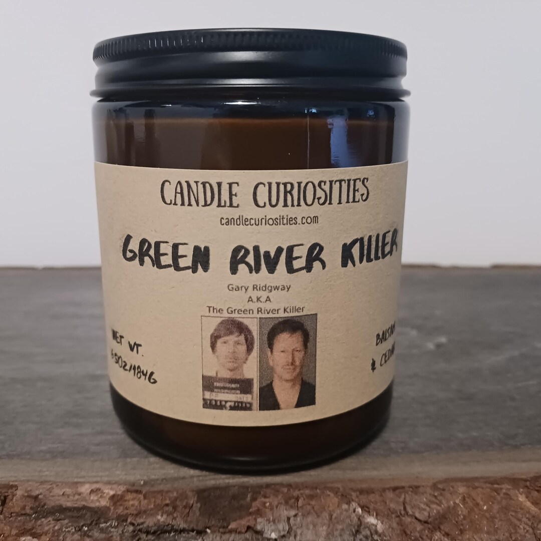 Green River Killer Gary Ridgway Serial Killer Candle Balsam Cedar Scent ...
