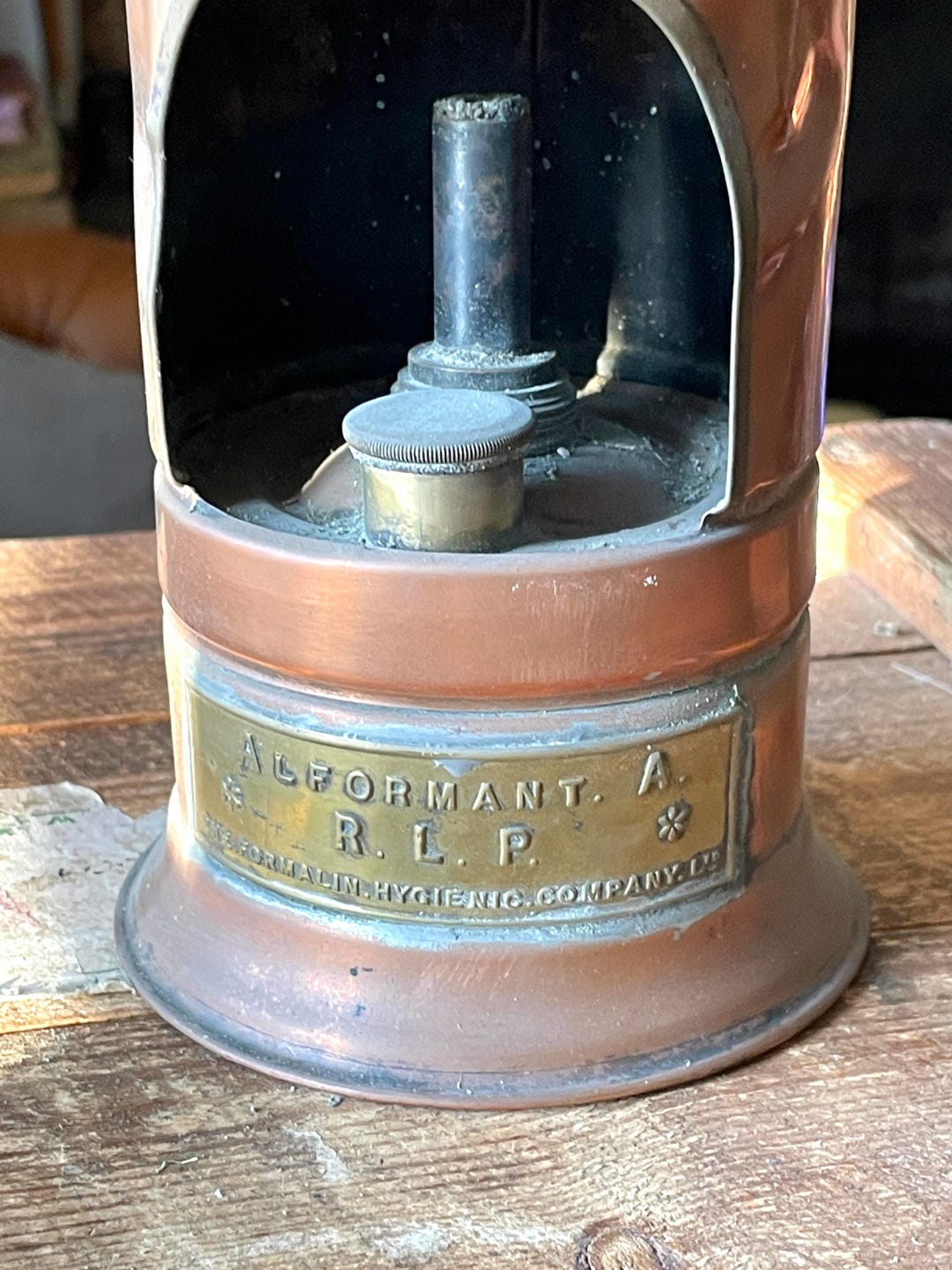 Antique Alformant Hygiene Lamp Made by the Formalin Hygiene Company - Etsy