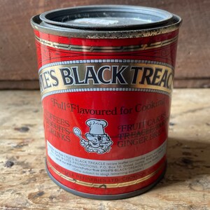 Lyle's Black Treacle Vintage Advertising Tin, 1950s - Etsy