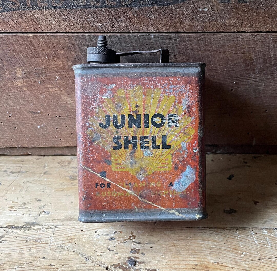 Junior Shell Oil Can, Vintage, 1950s, Advertising - Etsy