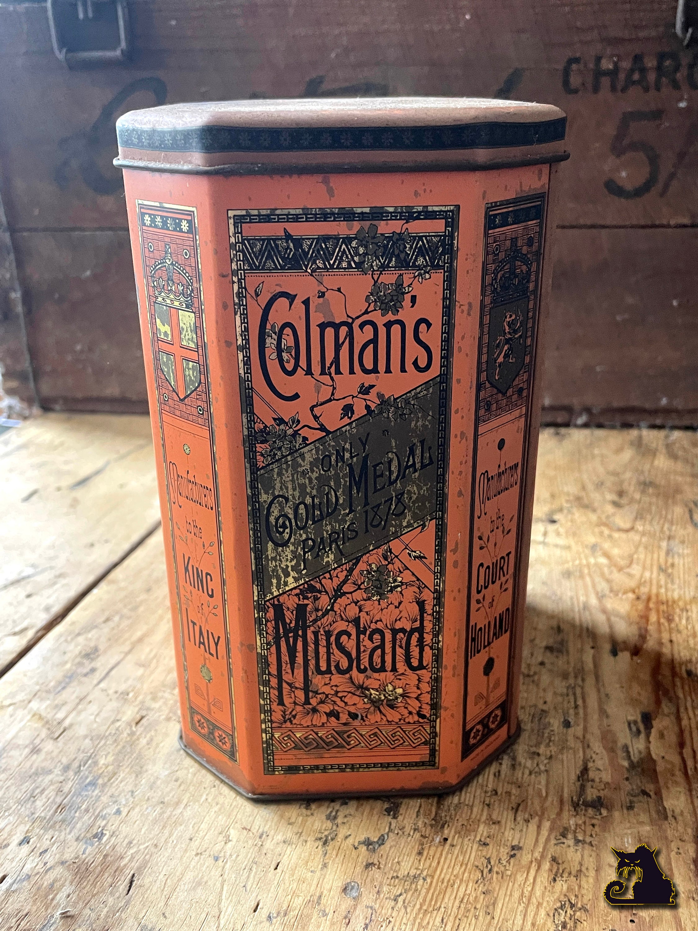 Beautiful Large Vintage Colman's Mustard Tin - Etsy