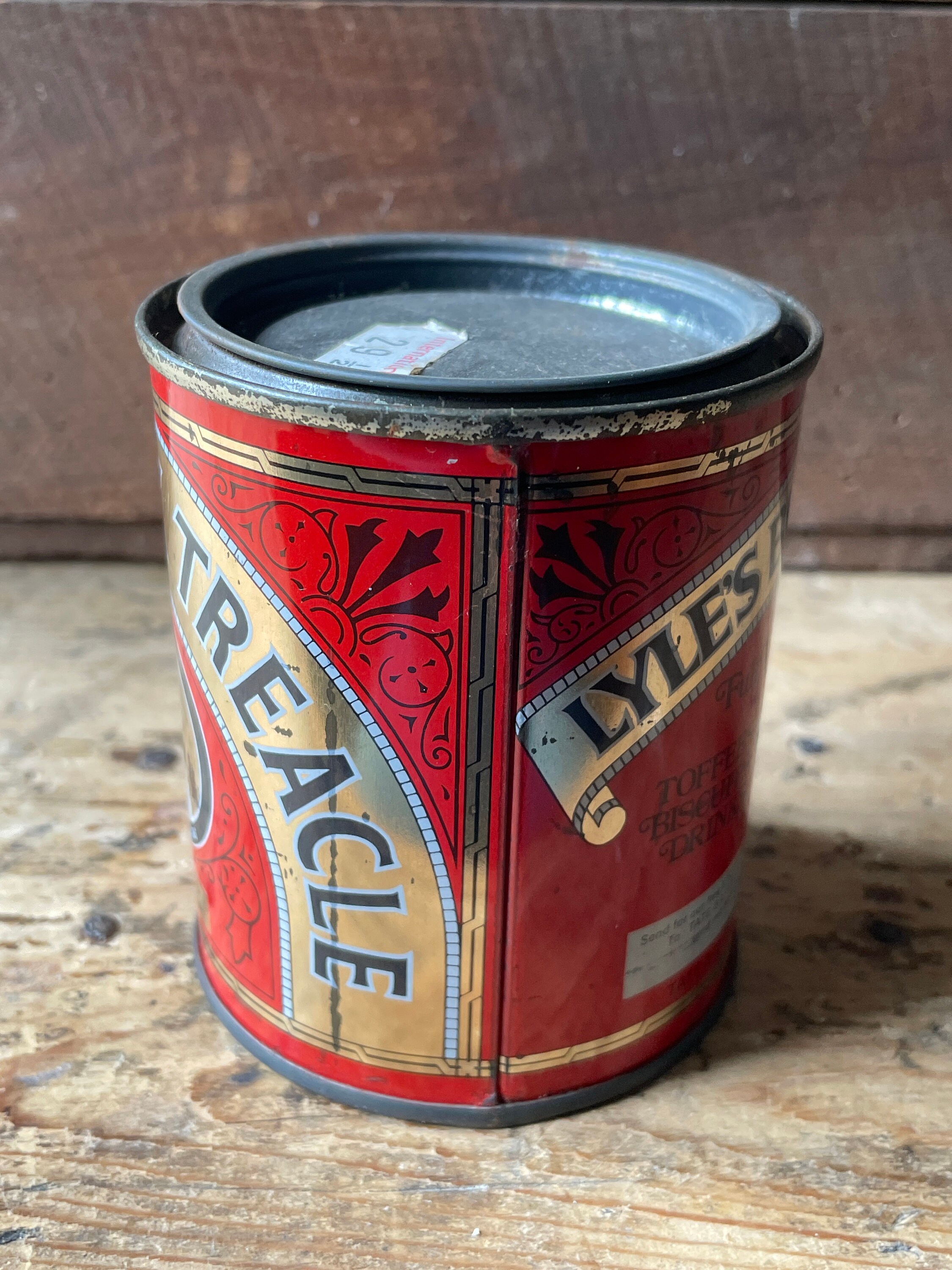 Lyle's Black Treacle Vintage Advertising Tin, 1950s - Etsy