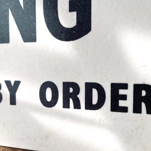 Vintage 'no Tipping' Sign - Etsy