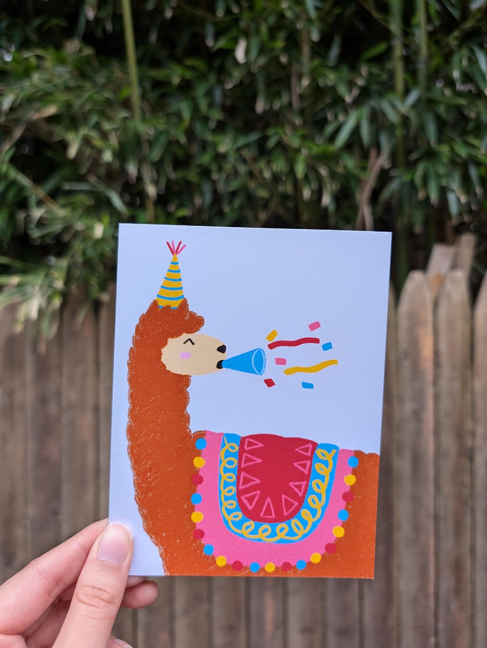 Llama Celebration Card | Happy Birthday | Greeting Card | Blank Card - Etsy