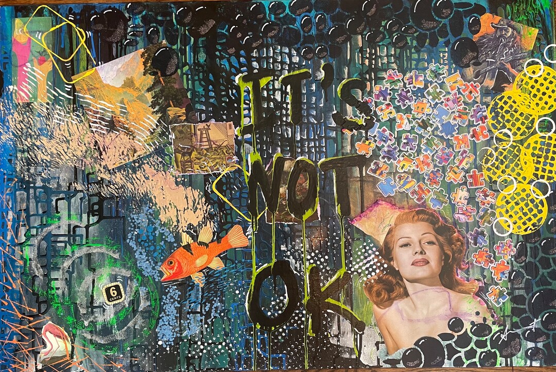 Fine Art Original “it’s Not OK” - Etsy