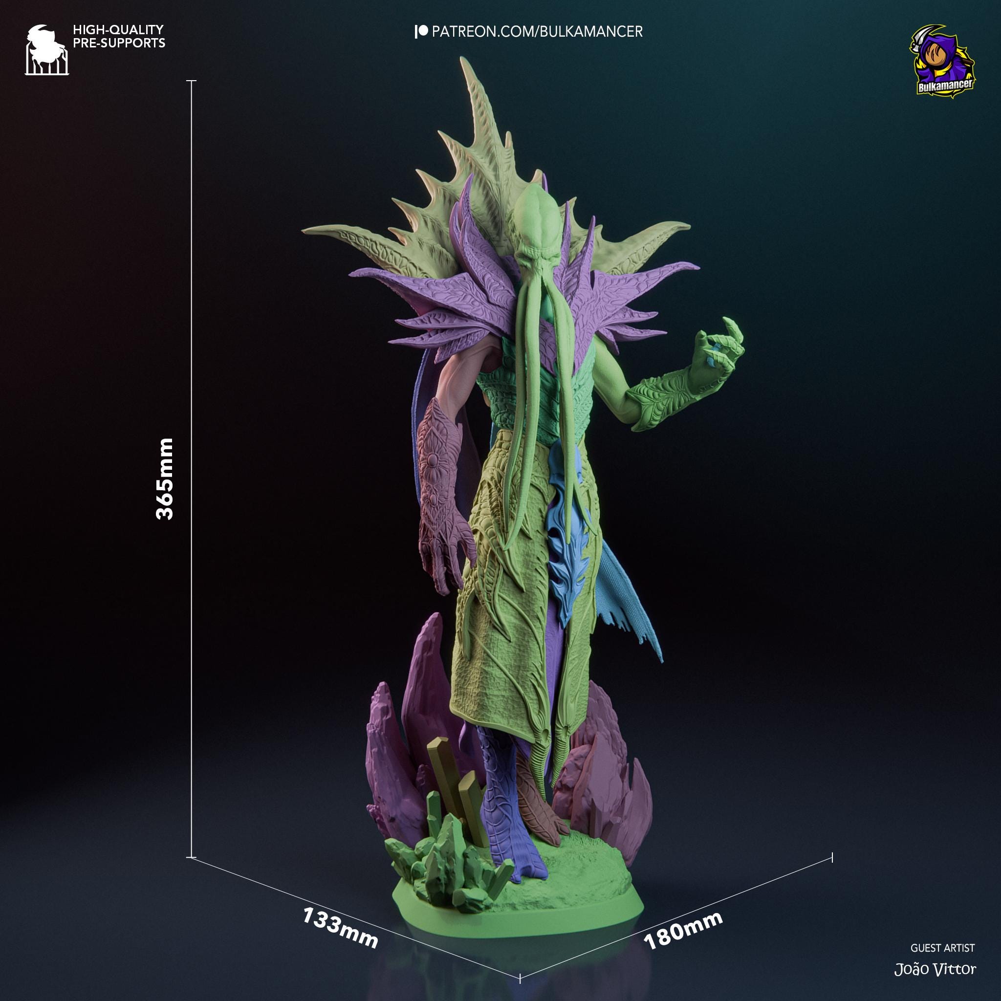 The Emperor 3D Figure, BG3 Statue, Gamer Gift Ideas, 3D Printed Resin ...