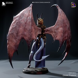 Mizora 3D Figure, Demon Lady BG3 Statue, Gamer Gift Ideas, 3D Printed ...