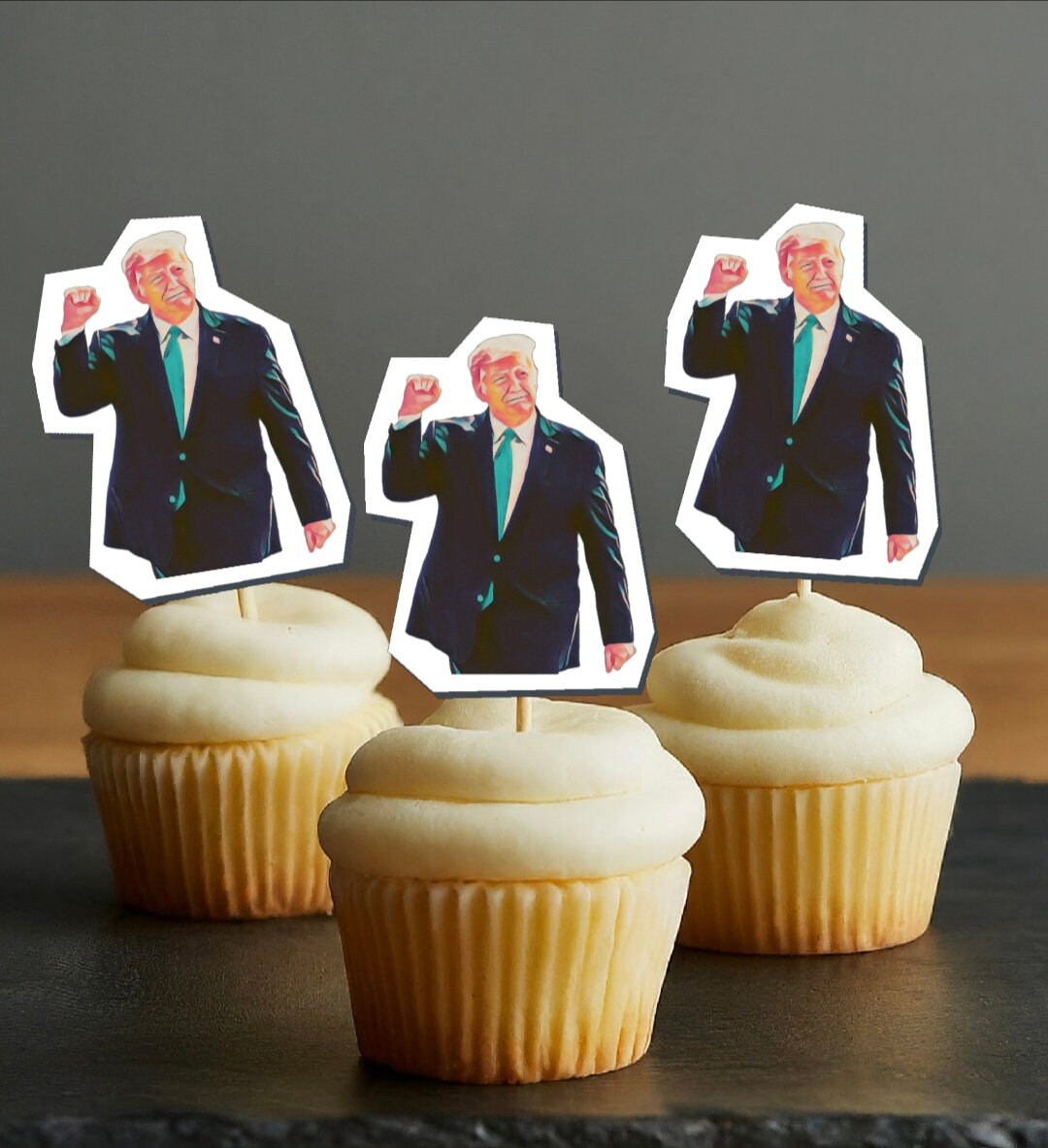 Trump 2024 Election Cupcake Toppers - Etsy