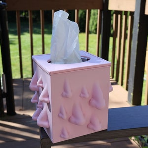 Nosey Tissue Box Cover 3D Printed - Funny Home Decor - Etsy