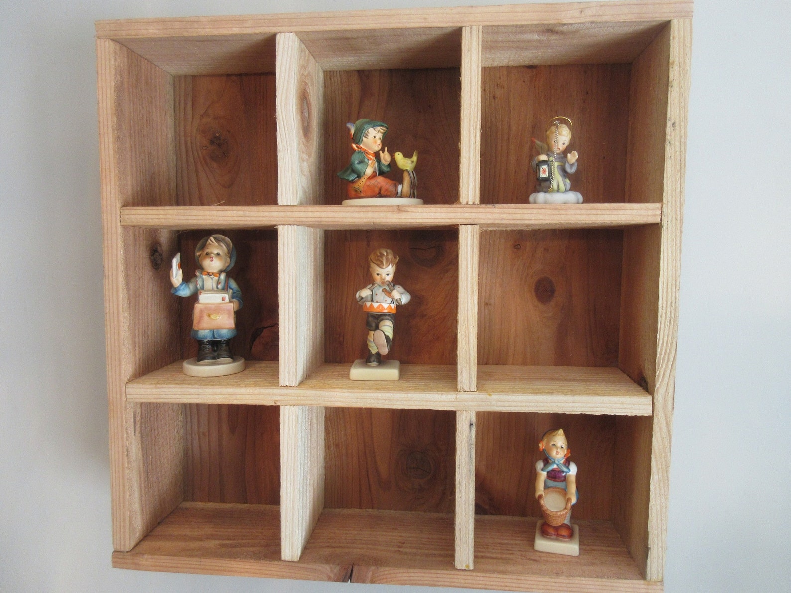 Shadow Box Curio Display Box Rough Cut Natural Cedar Wood - Etsy