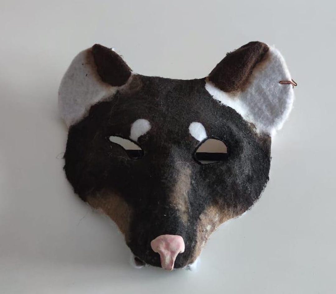Therian Brown Possum Mask - Etsy