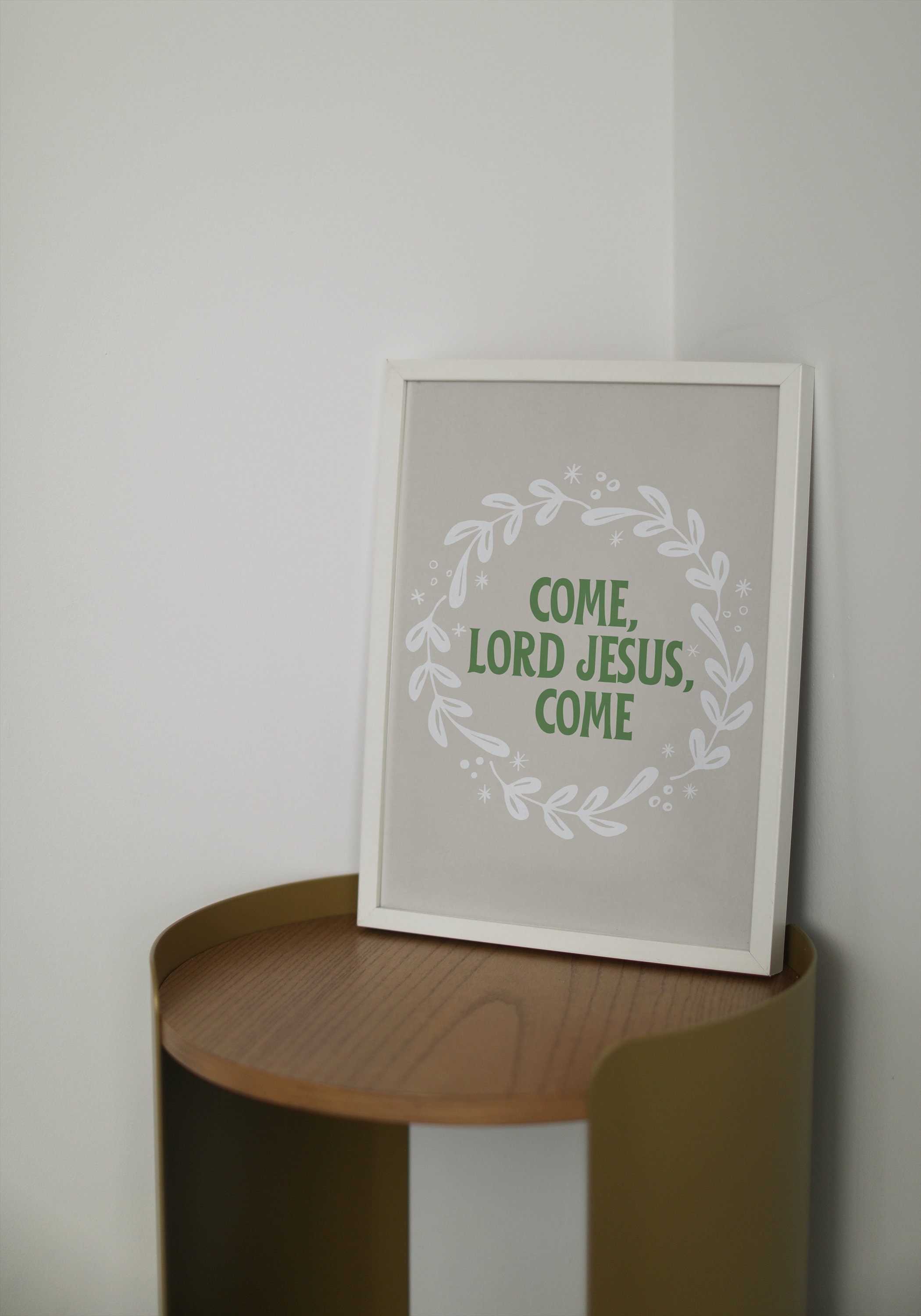 Come, Lord Jesus Come Tan Sign printable printable Sign, Printable ...